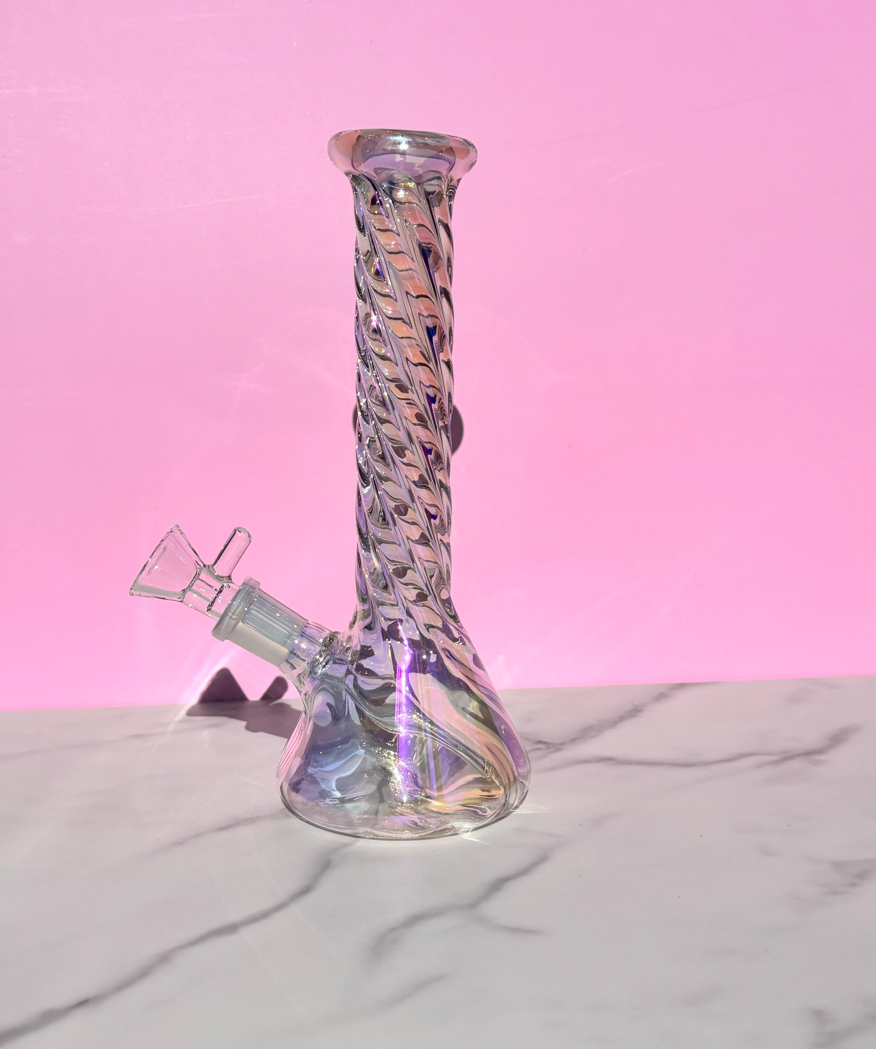 Mini iridescent bong – Glass Essentials