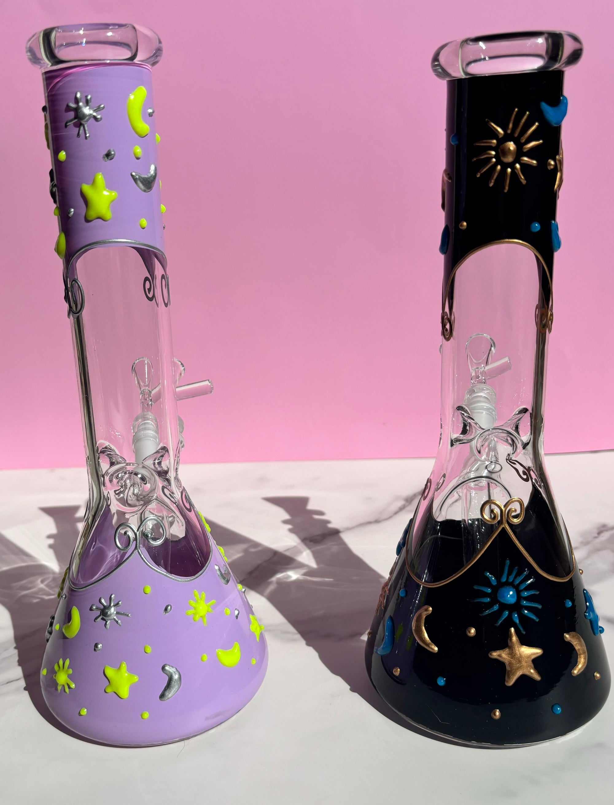 Celestial Glow Bong – Glass Essentials