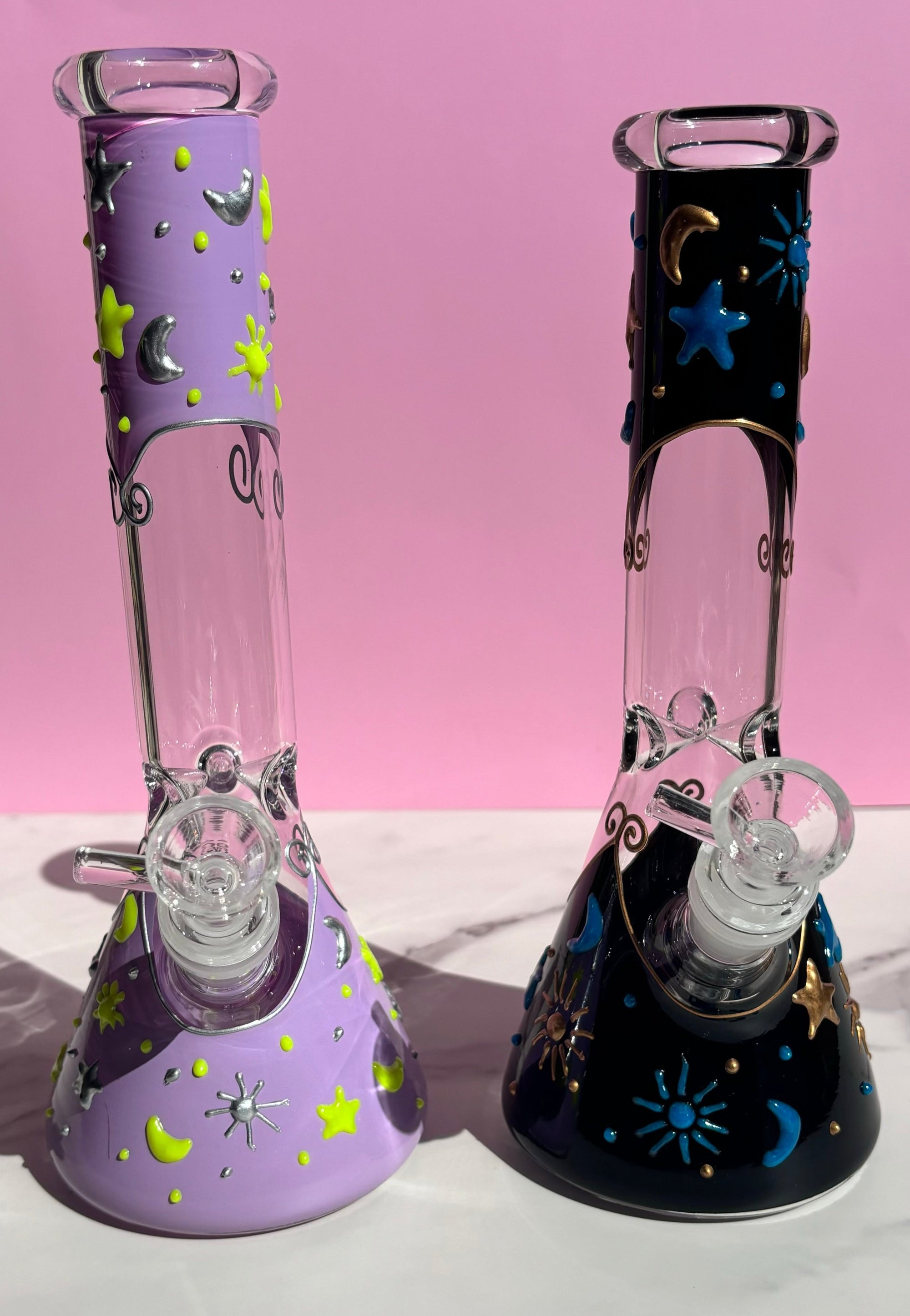 Celestial Glow Bong – Glass Essentials