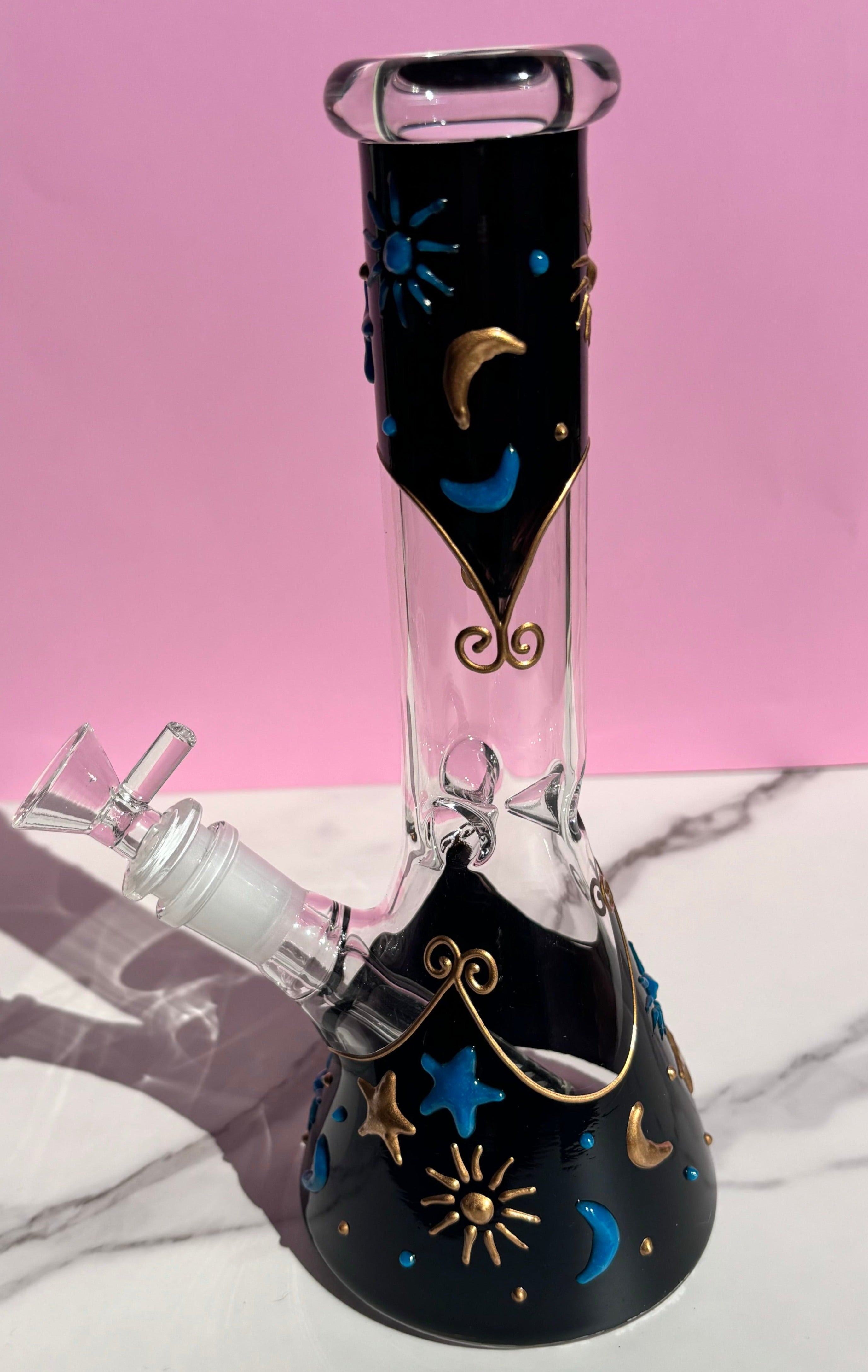 Celestial Glow Bong – Glass Essentials